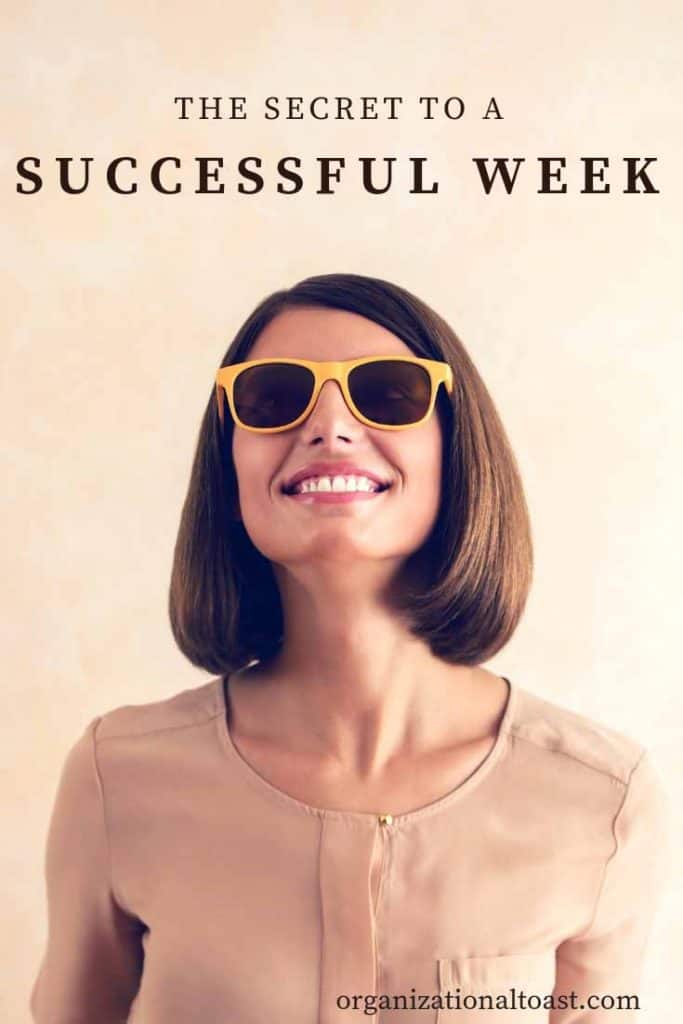 The Secret to a Productive Week & Weekly Planner Template ...