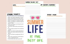 Summer Writing Activity For Kids + Free Journal Download ...